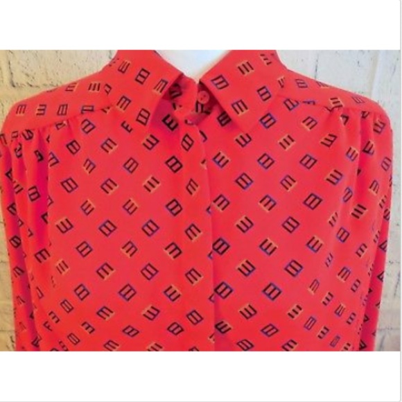 Pendleton | Tops | Pendleton Country Sophisticates Womens 6 Red Top ...
